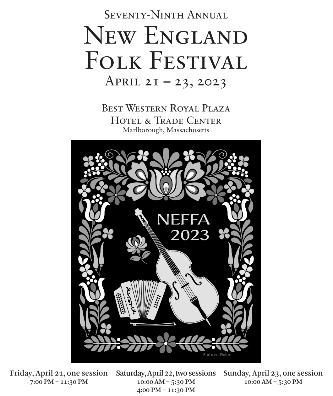 Program Book Advertising Opportunities – New England Folk Festival ...